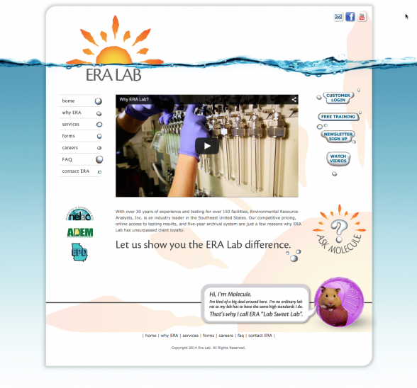 eralab_homepage - BackLight I Cast Your Light