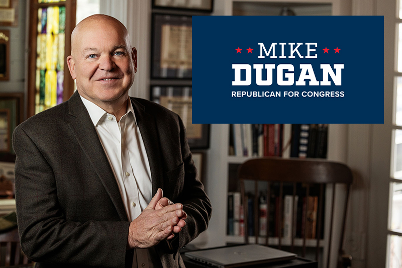 Mike Dugan for Congress Campaign Photography - BackLight I Cast Your Light